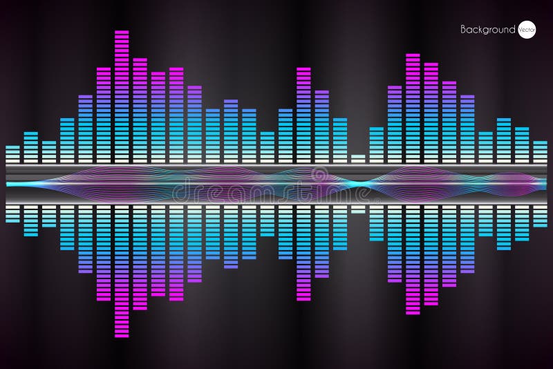 Digital Equalizer. Vector Illustration. Stock Illustration ...