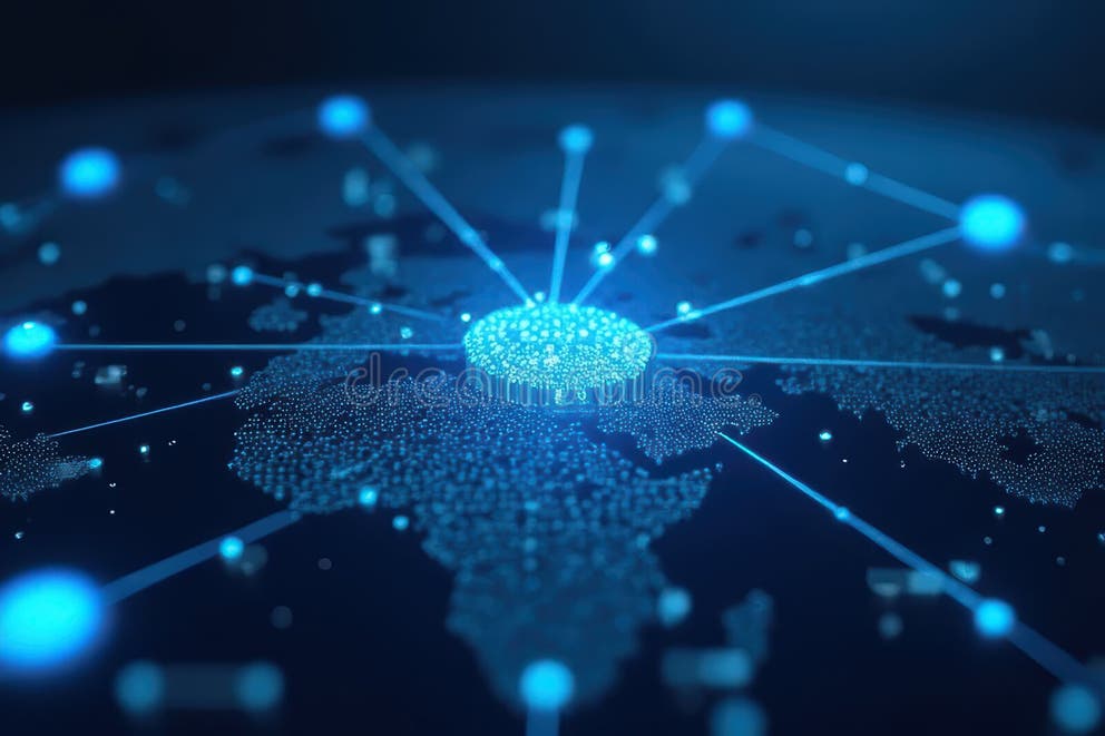 Digital Era Data Protection through Cryptography Stock Illustration ...