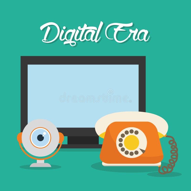 Digital era stock illustration. Illustration of illustration - 2082192