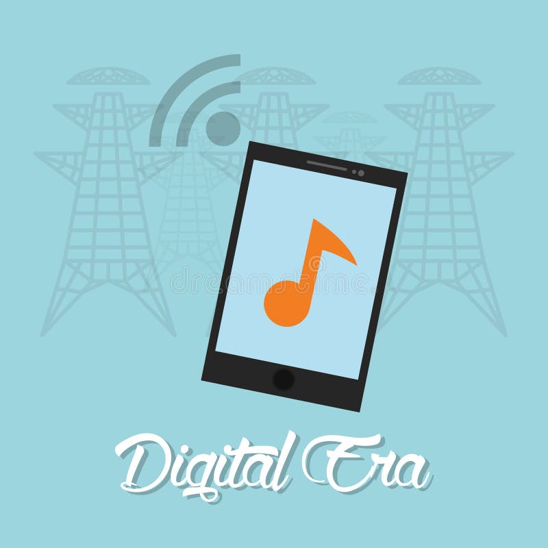 Digital era technology stock vector. Illustration of hardware - 62771693