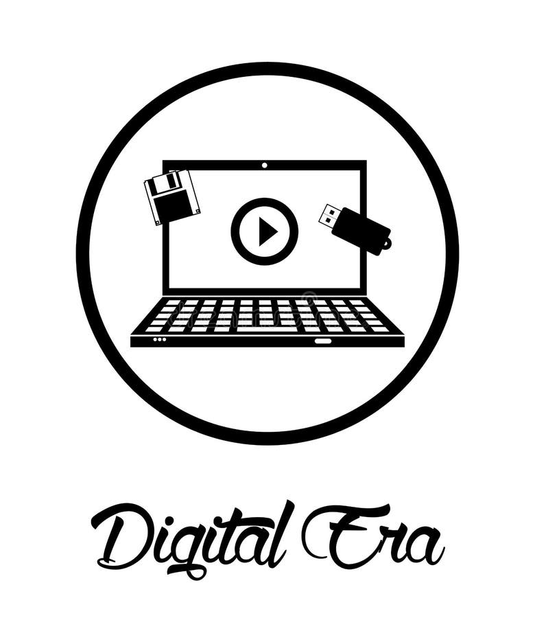 Digital era technology stock vector. Illustration of communication ...
