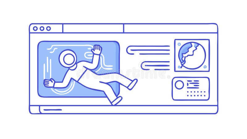 Digital Error and System Crash, Vector Design Generative AI Stock ...