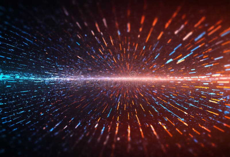 Digital Errors are Distributed, Network and Flow As Bandwidth, Blue and ...