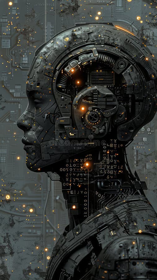 Digital Evolution a Futuristic Representation of Human AI Integration ...