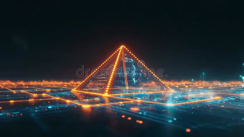 A Digital Evolution stock footage. Video of glowing - 362483352