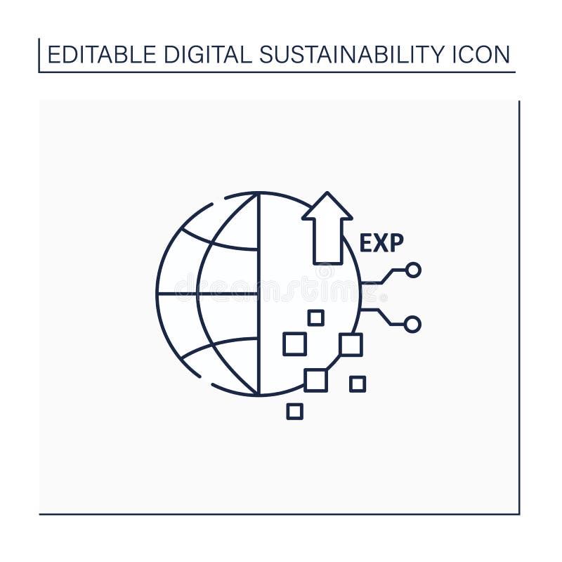 Icon Digital Sustainability Stock Illustrations – 2,255 Icon Digital ...