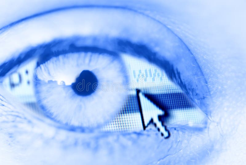 Digital eye stock image. Image of hypertext, connection - 10028009