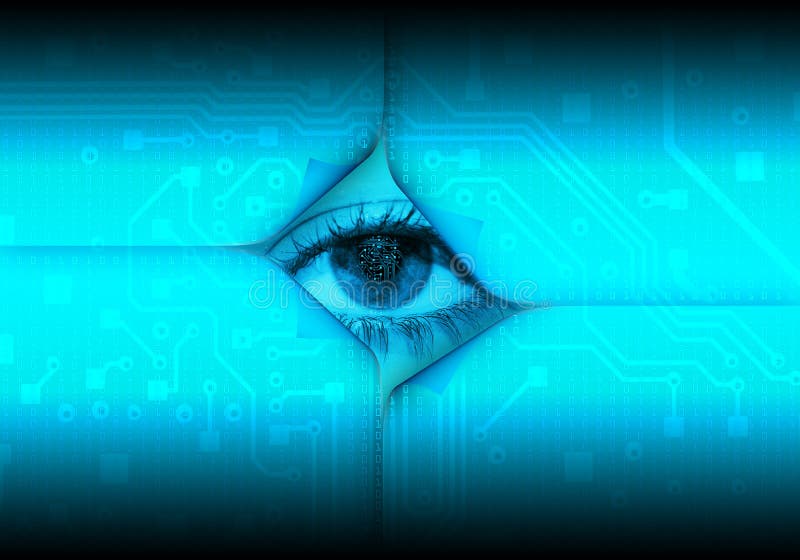Digital eye background stock photo. Image of cyber, science - 10515350