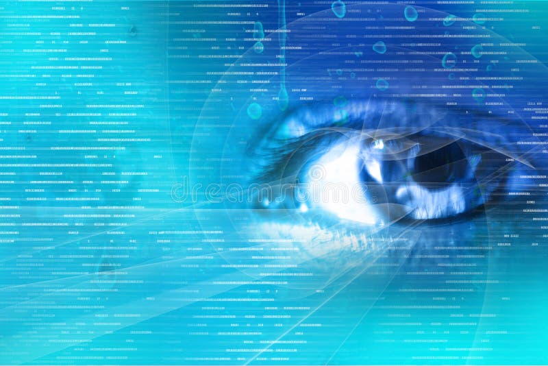 Digital Eye stock illustration. Illustration of cyber - 1984844