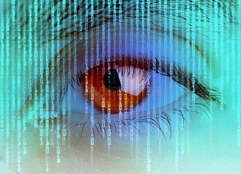 Binary Code Eyes stock image. Image of eyes, beauty, eyelash - 16828421