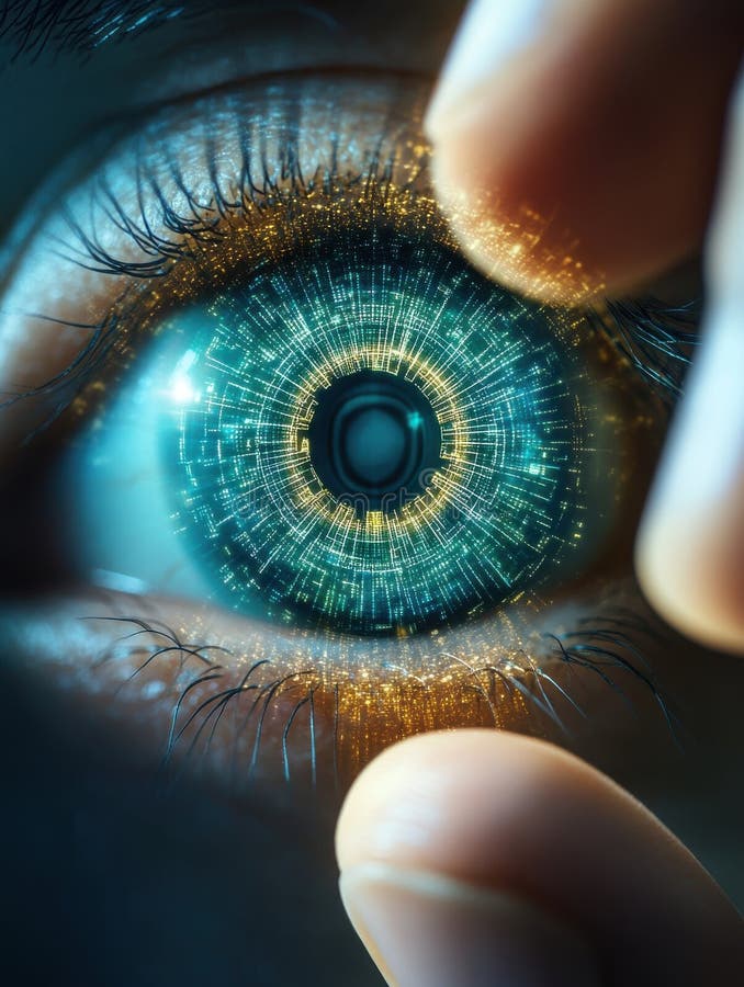 Futuristic Human Eye Technology Digital Iris Stock Illustrations – 3,772 Futuristic Human Eye ...