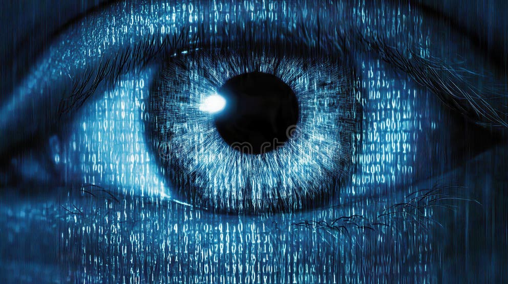 Digital Eye Data Vision of Artificial Intelligence HumanComputer ...