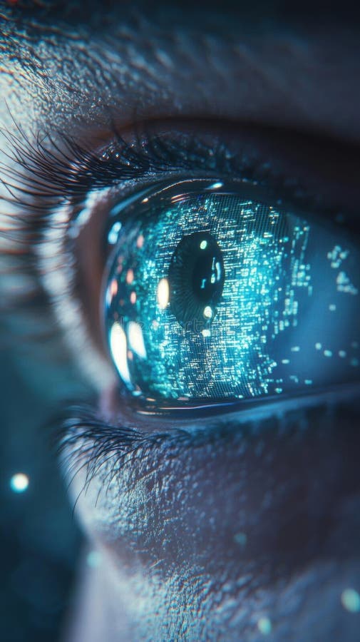 Digital Eye, a Glimpse into the Future of Technology Stock Photo ...