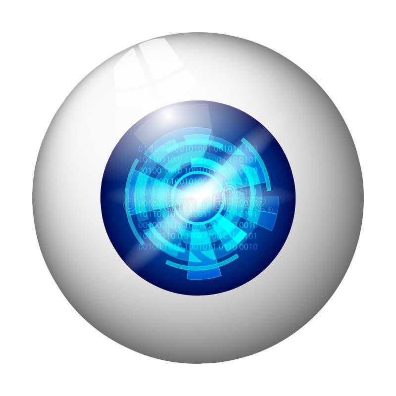 Cyborg Eyeball Stock Illustrations – 188 Cyborg Eyeball Stock ...