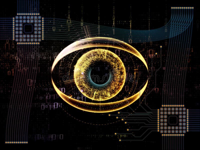 Digital Eye stock illustration. Illustration of design - 94956783