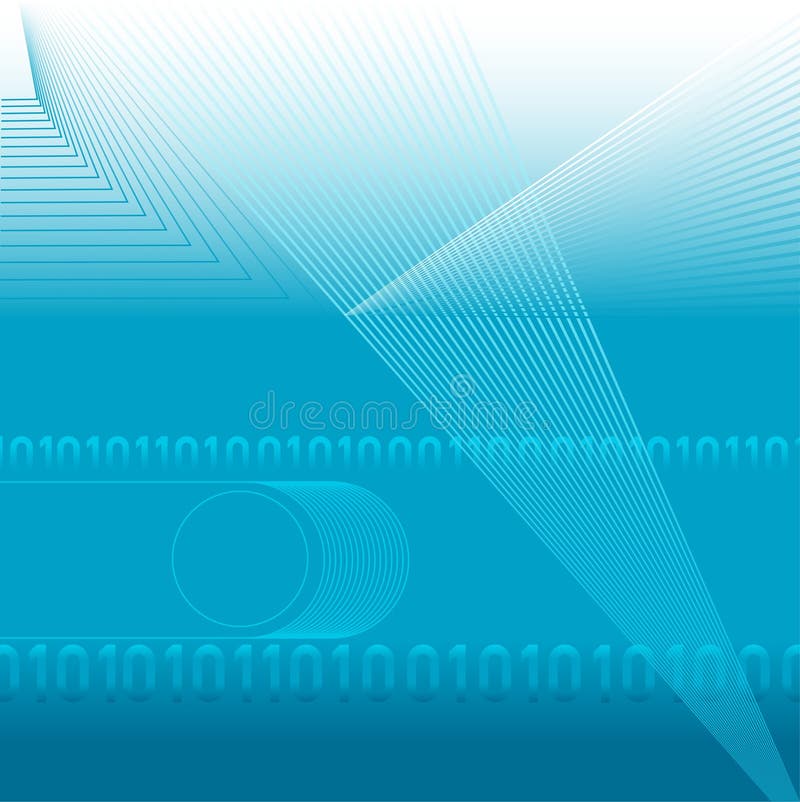 Blue Digital Media Art Icons Stock Vector - Illustration of broadcast ...