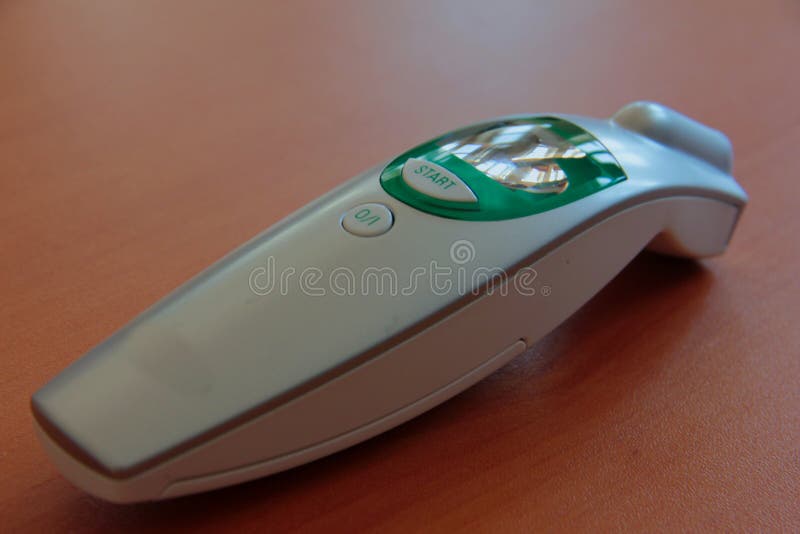 Digital fever meter device stock photo. Image of health - 192120788