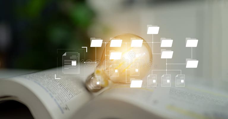 Digital File Directory and Folder Organization Structure Latch Stock ...