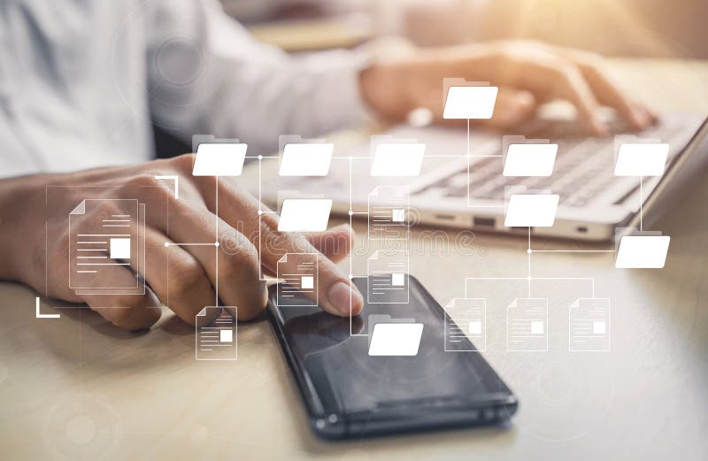 Digital File Directory and Folder Organization Structure Vouch Stock ...