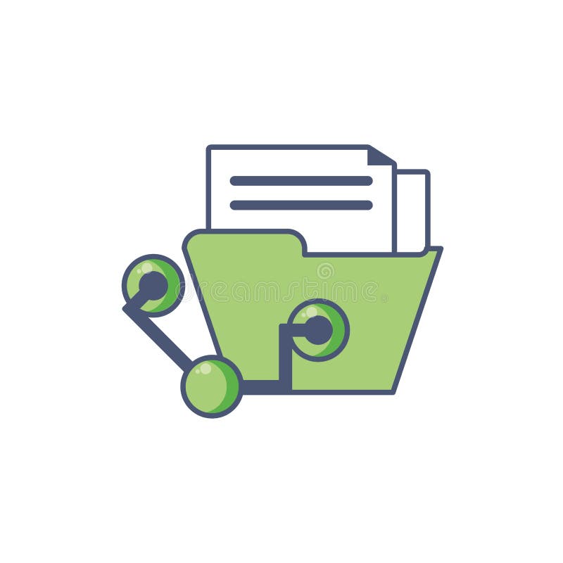 Digital File Icon Fill Design Stock Vector - Illustration of social ...