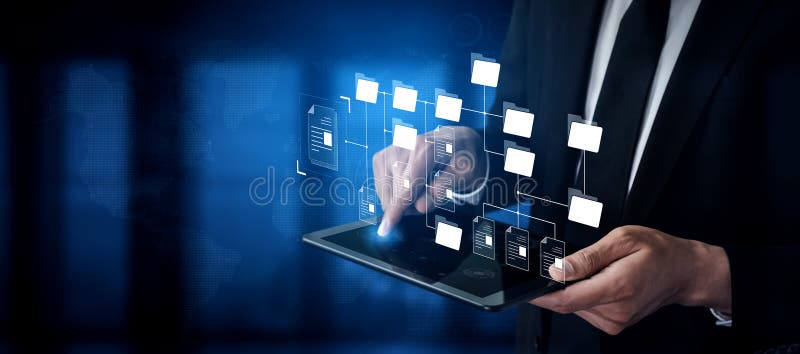 Digital File Directory and Folder Organization Structure Vouch Stock ...