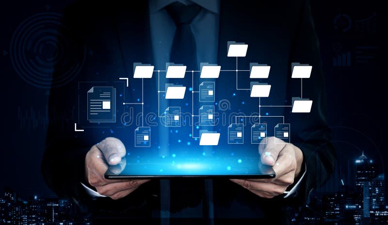 Digital File Directory and Folder Organization Structure Vouch Stock ...