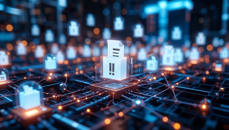 Digital File Transfer Network with Secure Document Sharing Concept ...