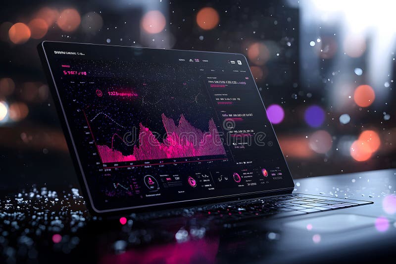 Digital Financial Dashboard with Clean UI, Modern Fintech Interface ...