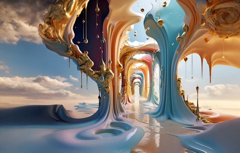 Digital Fine Art Work with Abstract Another Civilizations or Four ...