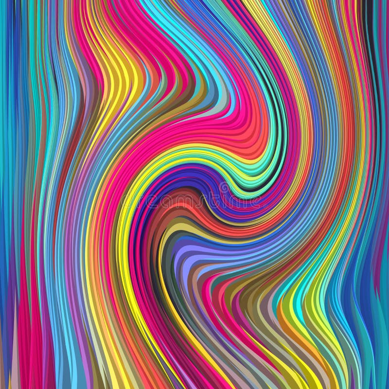 Multicolour Om Background and Digital Painting Stock Illustration ...