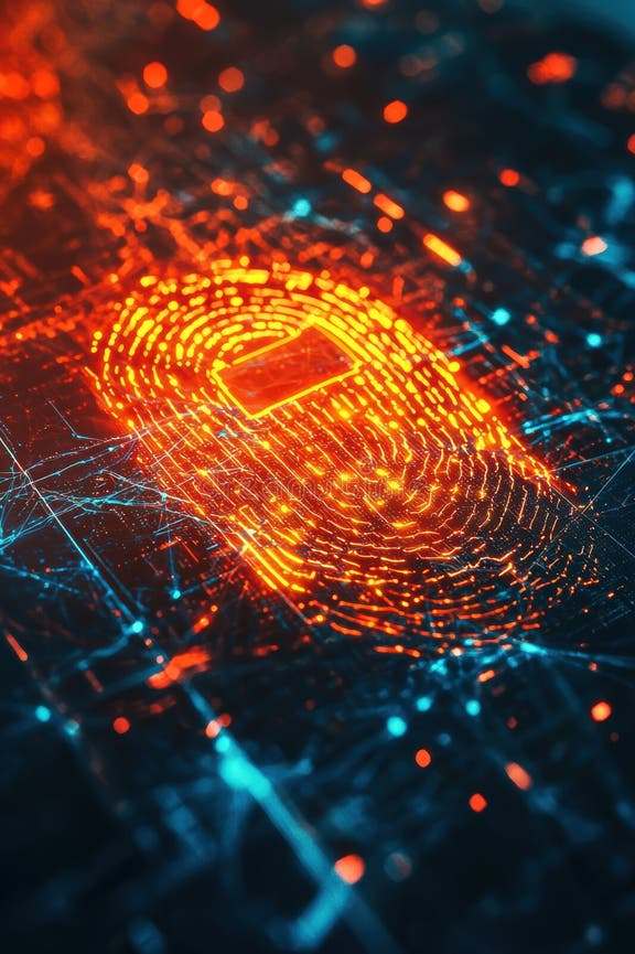 Digital Fingerprint Authentication Concept in Cybersecurity and ...
