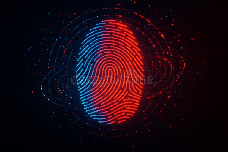 Concept Digital Biometric Technology Stock Illustrations – 22,225 ...