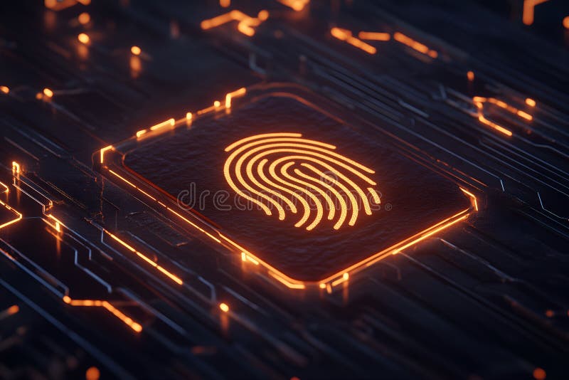 A Digital Fingerprint, Representing Advanced Fingerprint Recognition ...