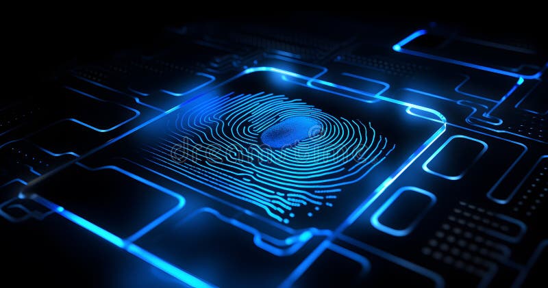 Digital Fingerprint Scanner, Enhancing Security, Biometric Identity ...
