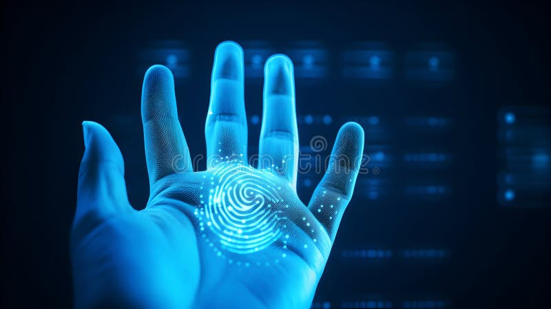 Digital Fingerprint Scanner, Enhancing Security, Biometric Identity ...