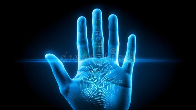 Digital Fingerprint Scanner, Enhancing Security, Biometric Identity ...