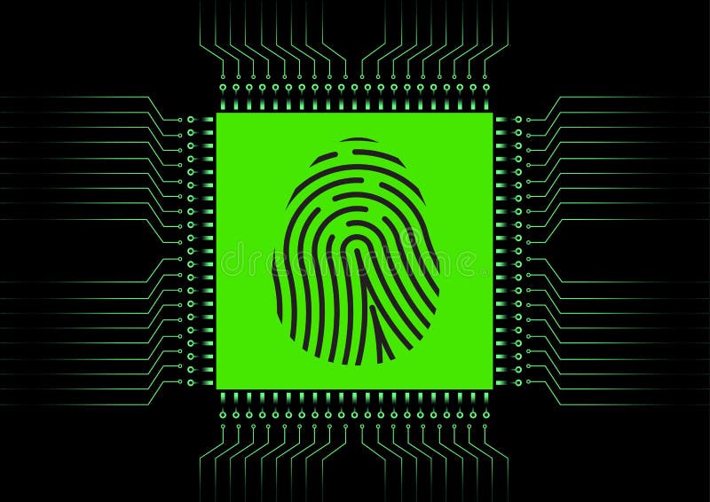 Digital Fingerprint Scanner; Identification System; Cyber Security ...