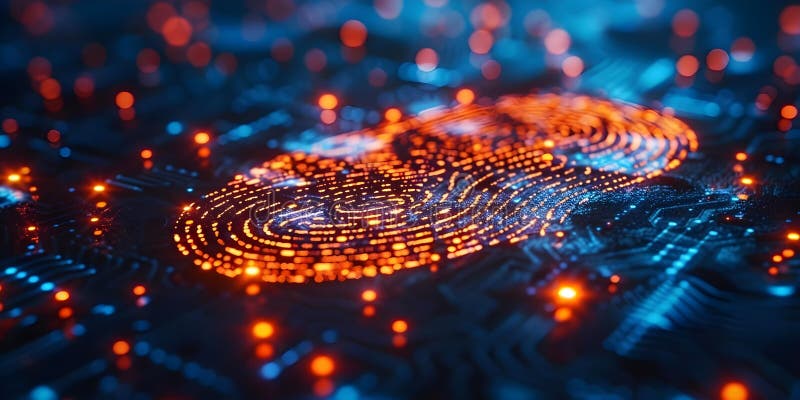 Digital Fingerprint Scanning with Illuminated Lights for Identification ...