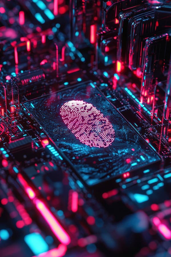 Digital Fingerprint Unlocking Technology Concept for Security and ...