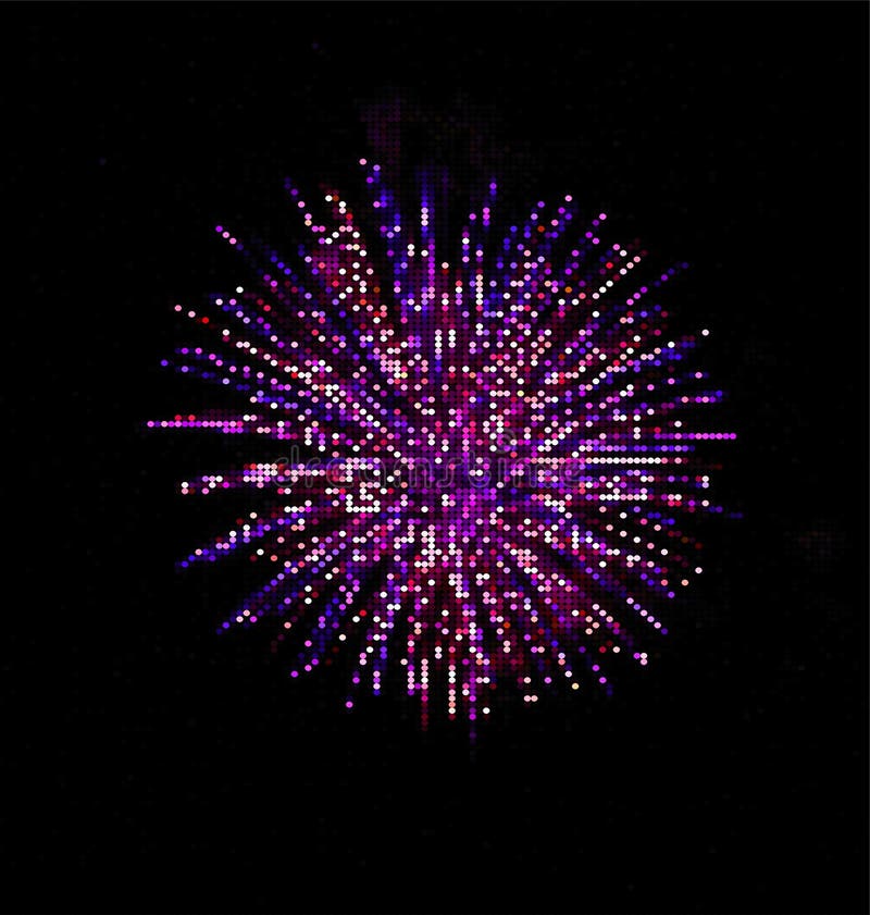 Digital firework stock illustration. Illustration of calendar - 26927733