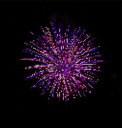 Digital firework stock illustration. Illustration of calendar - 26927733