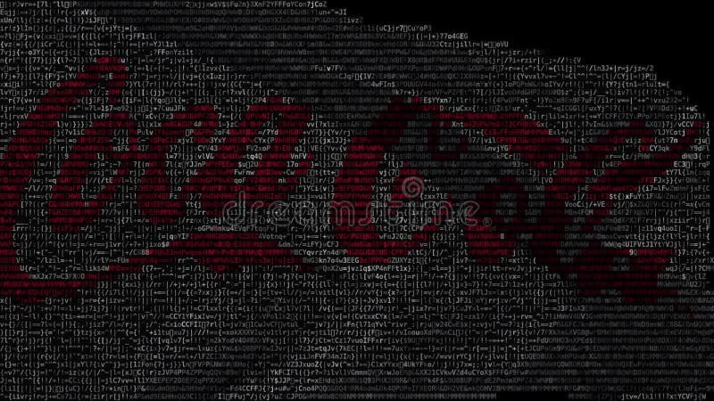 Digital Flag with Coca-cola Logo on the Screen. Editorial Looping ...