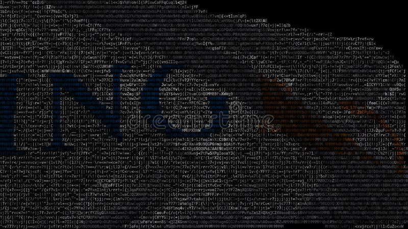 Digital Flag with Tata Logo on the Screen. Editorial Looping Animation ...