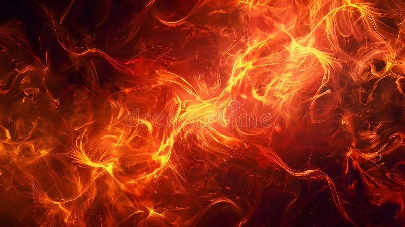 Digital Flames Abstract Texture in Fiery Tones Stock Photo - Image of ...