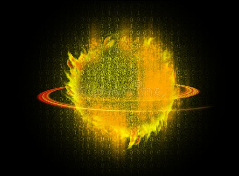 Digital flare abstract stock illustration. Illustration of background ...