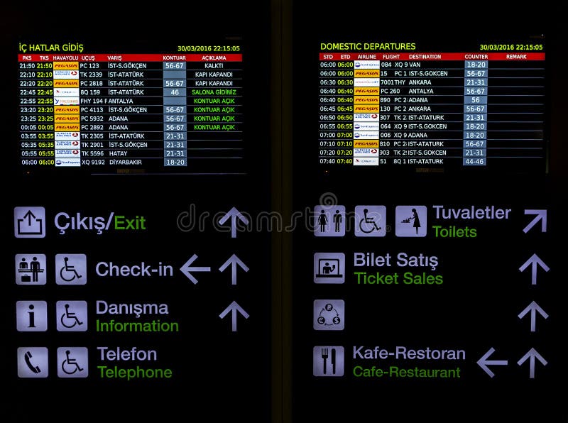 Flight Schedule board sign editorial image. Image of lounge - 23641680
