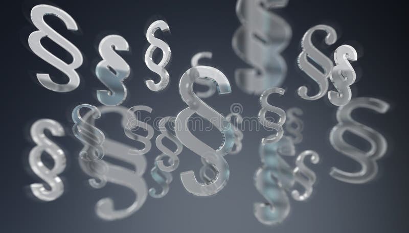 Digital Floating Law Paragraph Symbol 3D Rendering Stock Illustration ... Digital Floating Law Paragraph Symbol 3D Rendering Stock Illustration ...