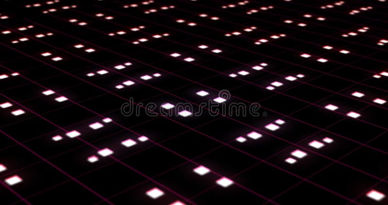 Digital Floor Background Animation of Blue Gradation Glowing Dots ... Digital Floor Background Animation of Blue Gradation Glowing Dots ...