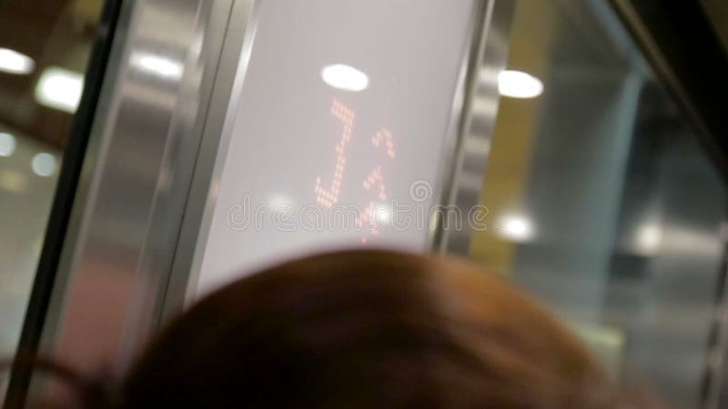 Elevator Indicator in the House. Stock Video - Video of diode, elevator ...