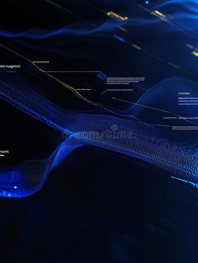 Digital Flow Abstract Futuristic Technology Network Data Innovation ...